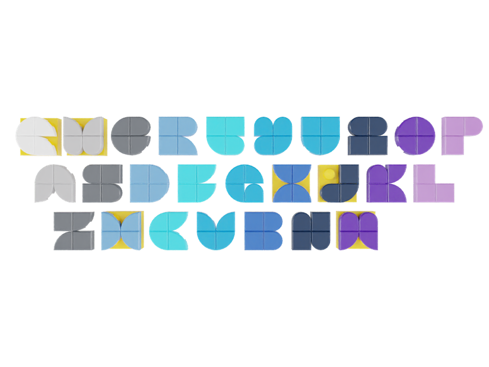 LEGO MOC Smallest Lego Alphabet? by nathansonic | Rebrickable - Build ...