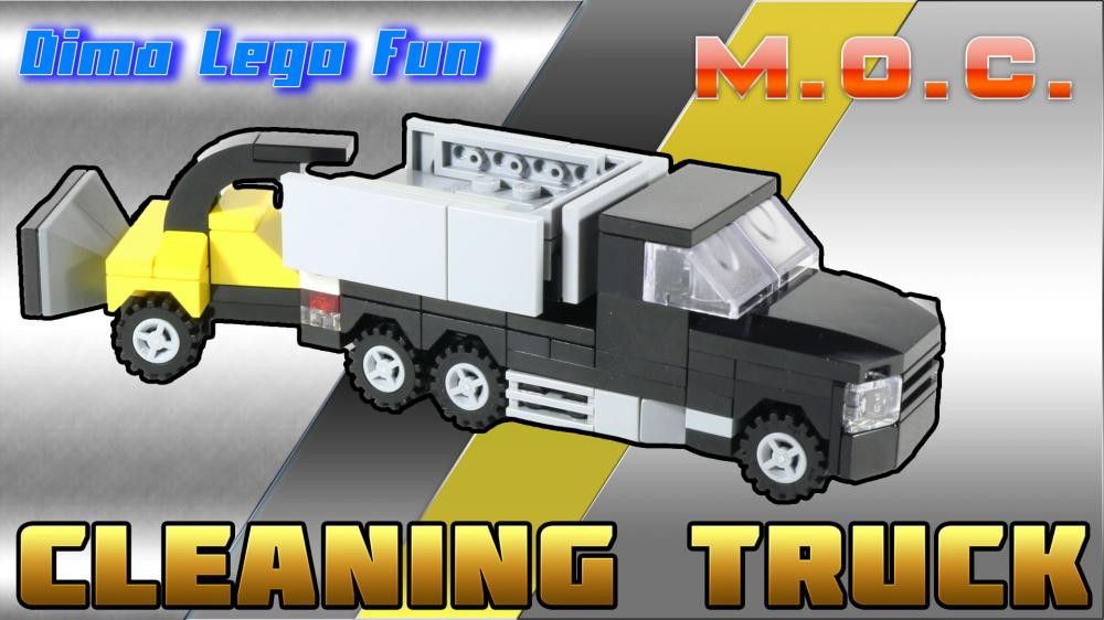 LEGO MOC Cleaning Truck by Zagdima | Rebrickable - Build with LEGO