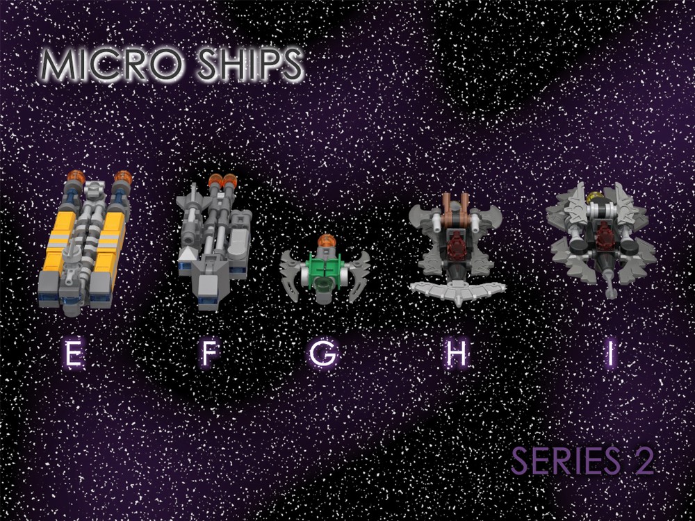 LEGO MOC Micro Ships - Series 2 by Thomus_Bean | Rebrickable - Build ...