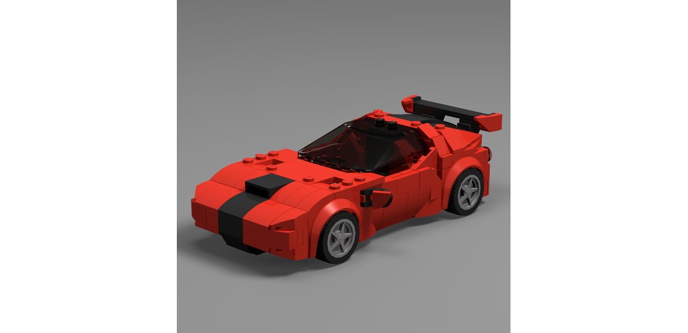 LEGO MOC Red Racer by Brick_Lizard | Rebrickable - Build with LEGO