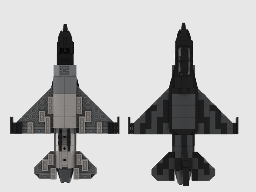 LEGO MOC F-16 fighting Falcon Mini-Scale ( Dark Falcon ) by ...