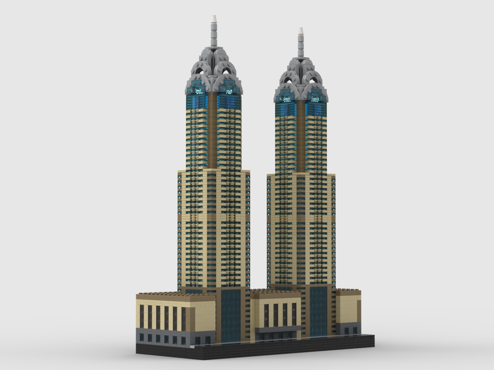 LEGO MOC Al Kazim Towers at 1/650th Scale by FunnyTacoBunny ...