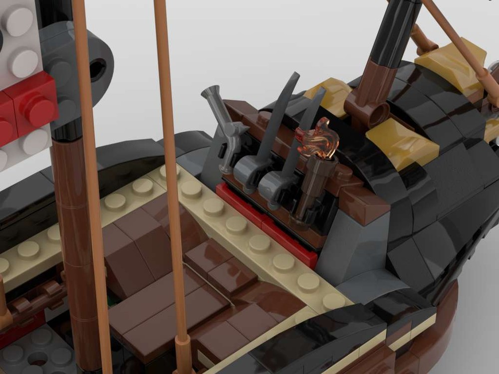 LEGO MOC Imperial Guards' Sloop and Dock by LetsBrick | Rebrickable ...