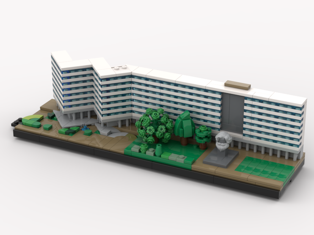 LEGO MOC Karl-Marx-Monument Chemnitz by Chricki | Rebrickable - Build ...