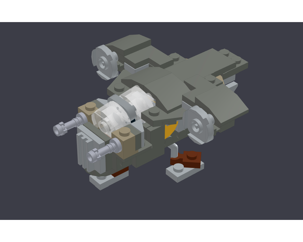 LEGO MOC The Mandalorian: Mini Razor Crest by Pondering Peregrine ...