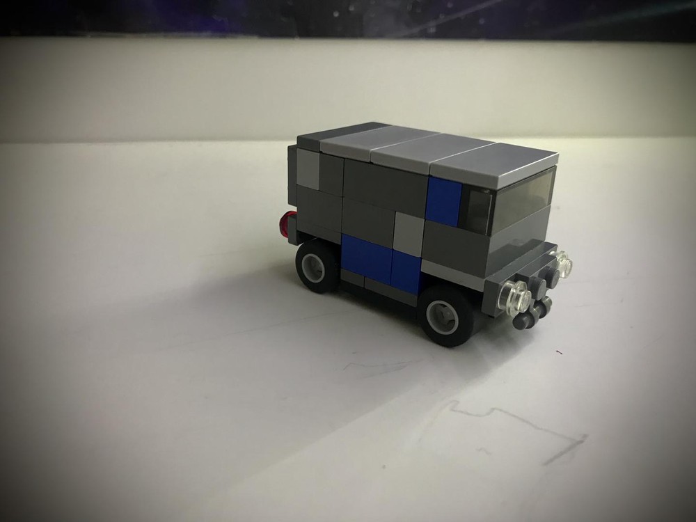 Lego Moc Lego Mini Armoured Truck By Ethank Rebrickable Build With Lego
