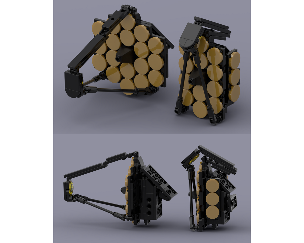 LEGO MOC James Webb Space Telescope - Optics by WillM | Rebrickable ...