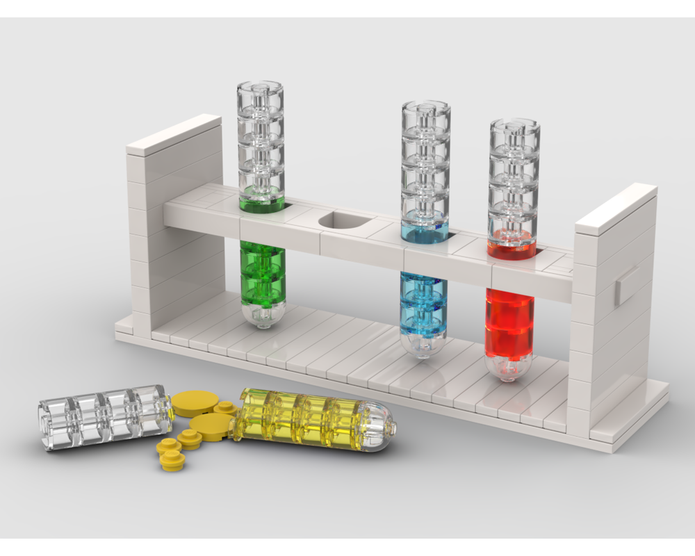 LEGO MOC Test Tubes by gabizon | Rebrickable - Build with LEGO