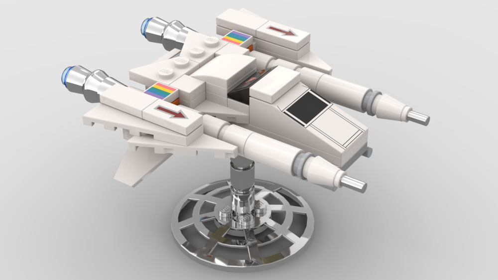 LEGO MOC-49194 Space Mini-Scale Buck Rogers Starfighter Customized by ...