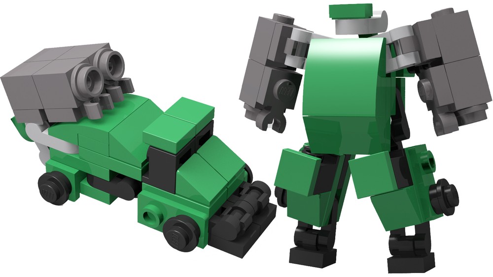 LEGO MOC Transformers TLK Hound Mini Mecha by FreshBricks | Rebrickable ...