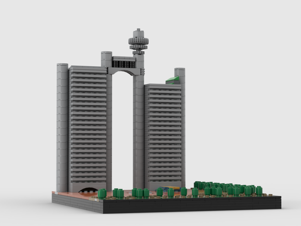 LEGO MOC Genex Tower at 1/650th Scale by FunnyTacoBunny | Rebrickable ...