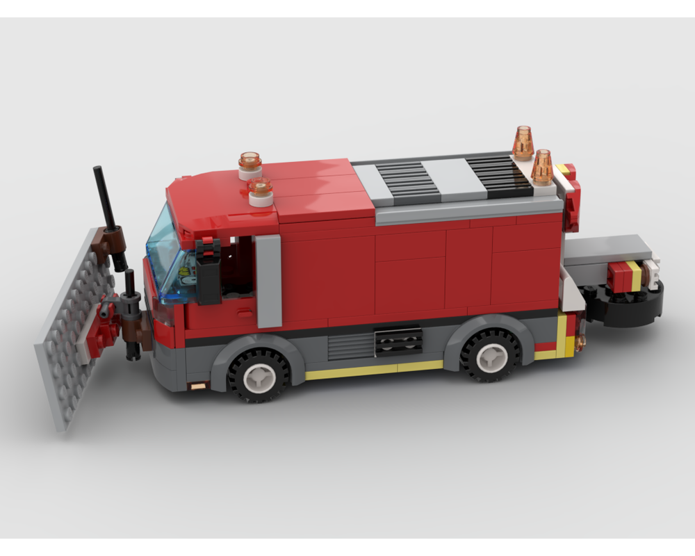 LEGO MOC 60214 - Snow Plow Truck by KlintIsztvud | Rebrickable - Build ...