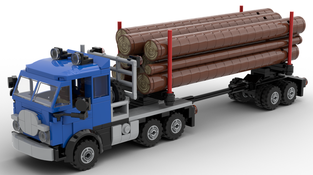 LEGO MOC Fiat Log Truck by Yellow.LXF | Rebrickable - Build with LEGO