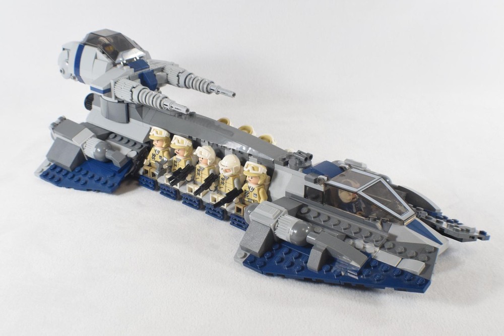 LEGO MOC T-49 Troop Transport by Tj_the_Brickwright | Rebrickable ...