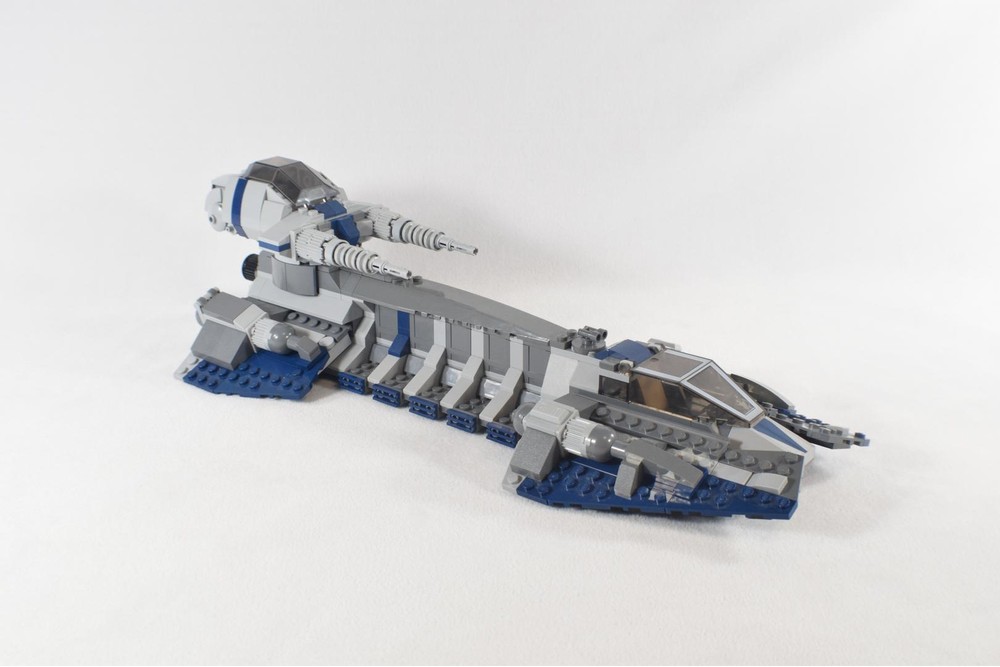 LEGO MOC T-49 Troop Transport by Tj_the_Brickwright | Rebrickable ...