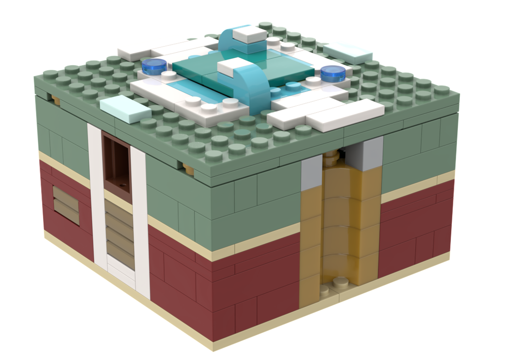 LEGO MOC Indoor Pool by Discordia | Rebrickable - Build with LEGO
