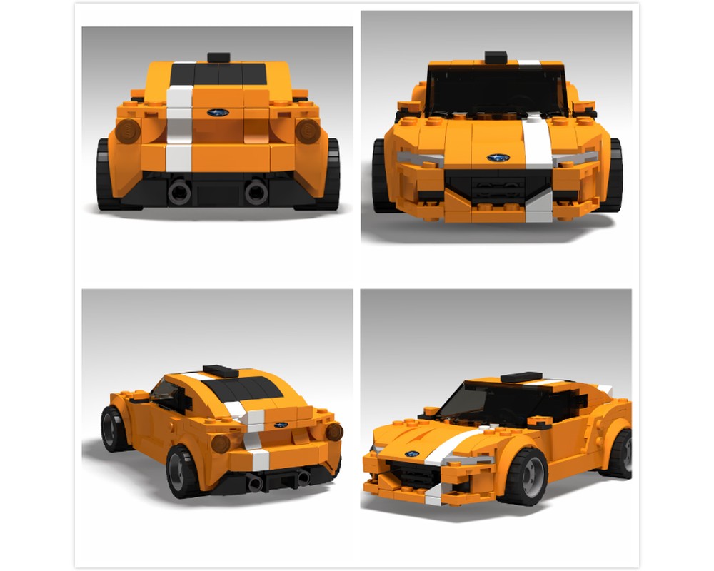 LEGO MOC Subaru BRZ by Lanturence | Rebrickable - Build with LEGO
