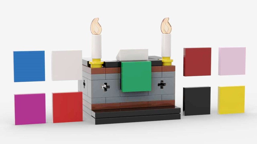 LEGO MOC Minifigure pulpit by Kurt Lammi | Rebrickable - Build with LEGO
