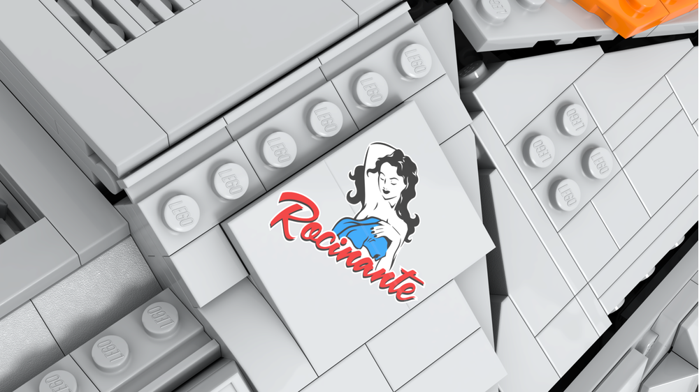 LEGO MOC Rocinante - The Expanse by brickgloria | Rebrickable - Build ...