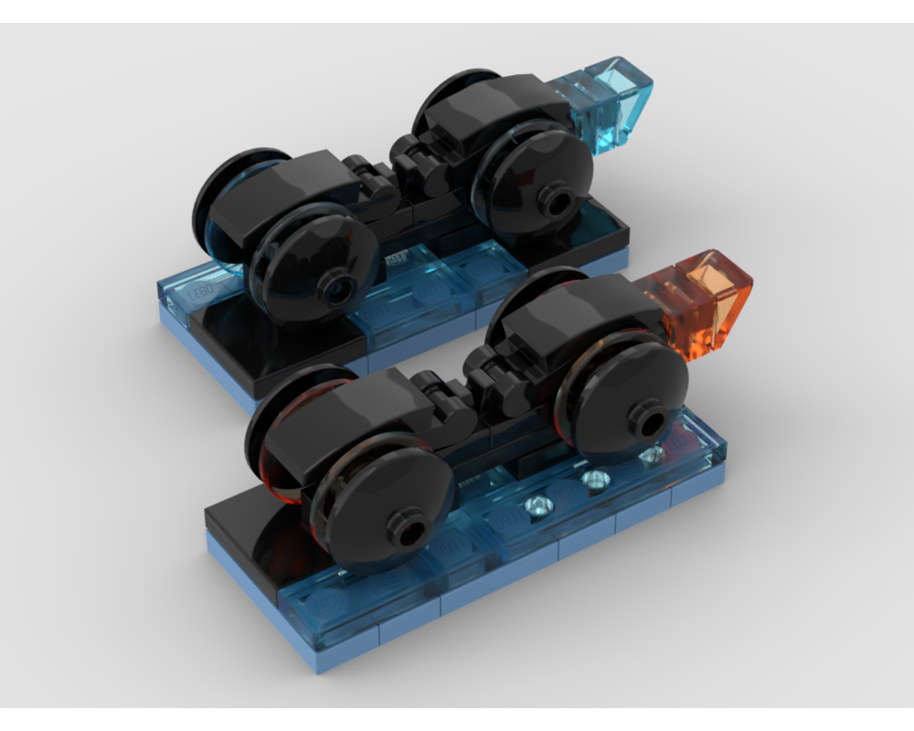 LEGO MOC Tron Light Cycles Mini by ecureuils | Rebrickable - Build with ...