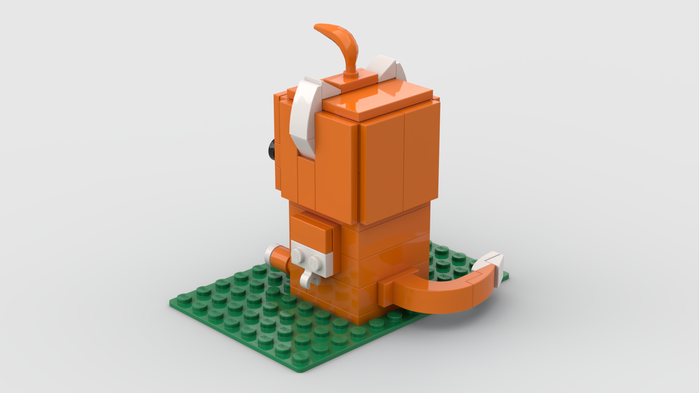 LEGO MOC Cat Brickheadz by KristinaLegoMaker | Rebrickable - Build with ...