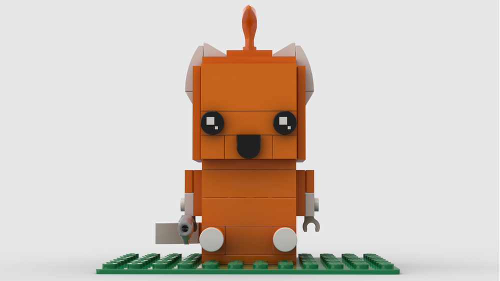 LEGO MOC Cat Brickheadz by KristinaLegoMaker | Rebrickable - Build with ...
