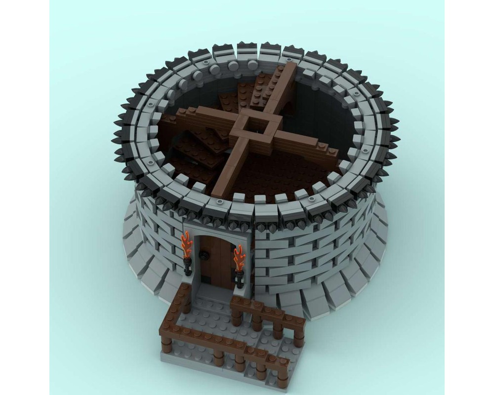 LEGO MOC Round tower by BeTheSquirrel | Rebrickable - Build with LEGO