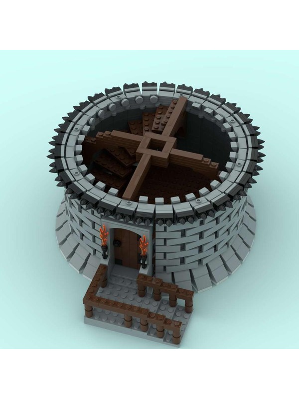 LEGO MOC Round tower by BeTheSquirrel | Rebrickable - Build with LEGO