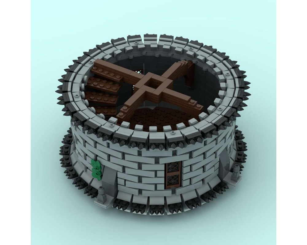 LEGO MOC Round tower by BeTheSquirrel | Rebrickable - Build with LEGO