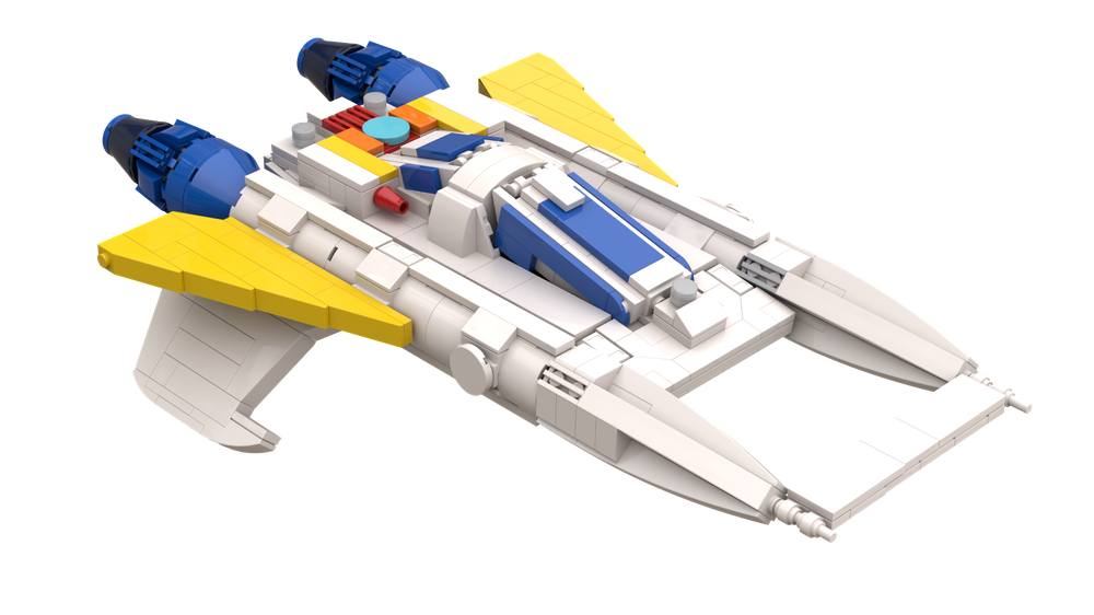LEGO MOC Buck Rogers Starfighter 2.0 - CORGI Edition by apenello ...