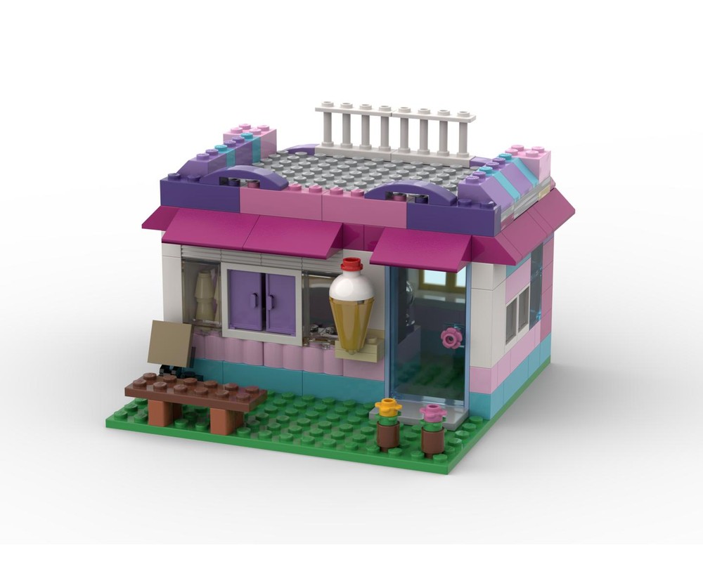 LEGO MOC Ice Cream Shop (10698 + 10715) by Legonquista | Rebrickable ...