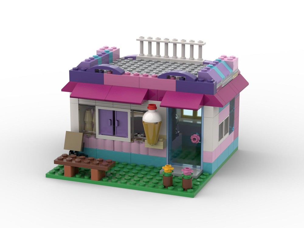 LEGO MOC Ice Cream Shop (10698 + 10715) by Legonquista | Rebrickable ...