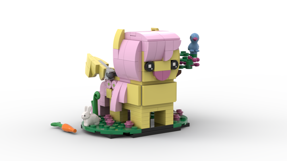 LEGO MOC My little pony Fluttershy by Lenarex | Rebrickable - Build ...