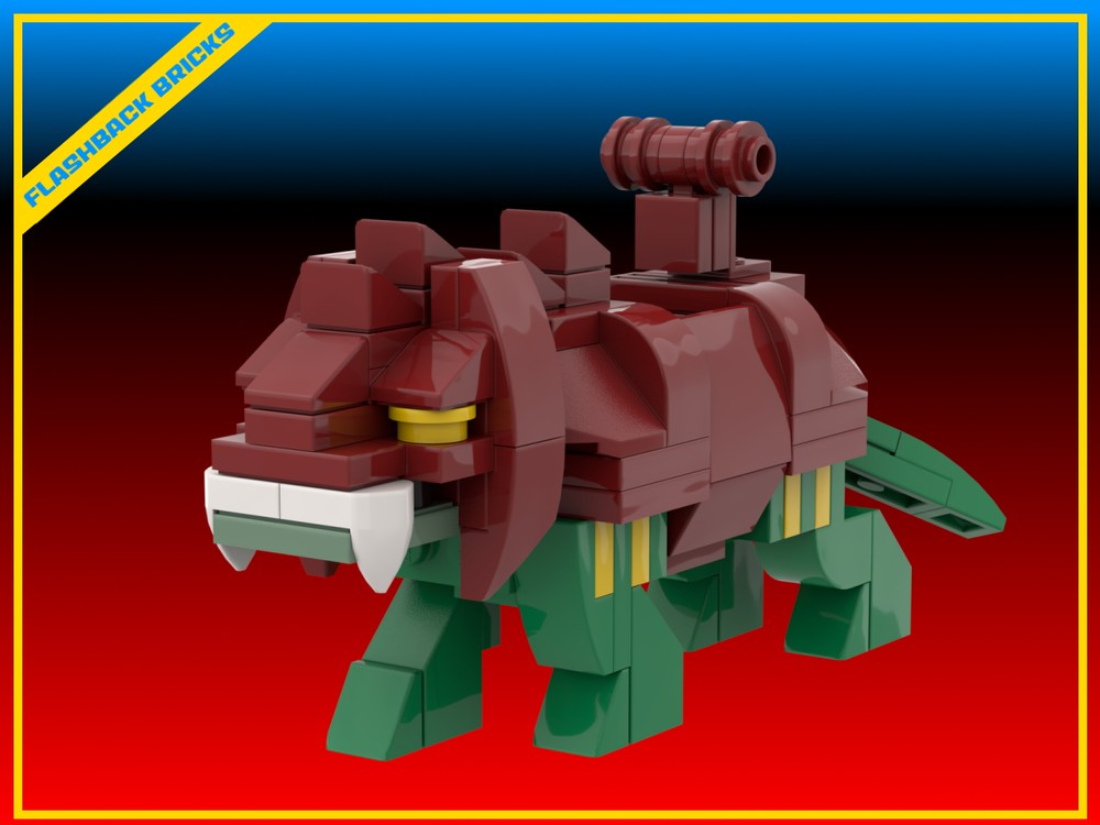 LEGO MOC Battle Cat/Cringer by Flashback_Bricks | Rebrickable - Build ...