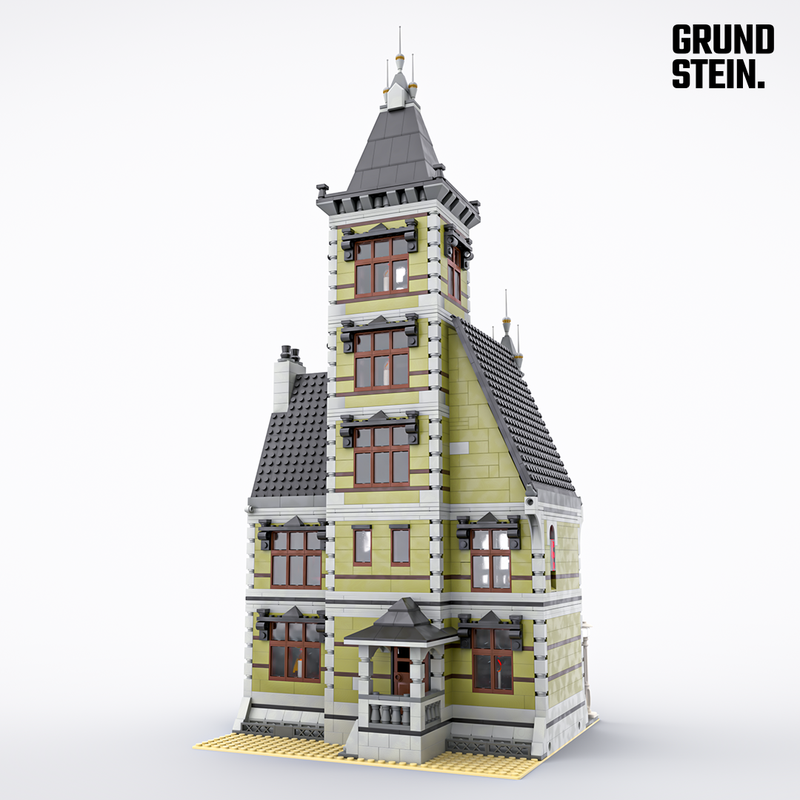 LEGO MOC Old Mansion- 10273 Haunted House Modular Modification by ...
