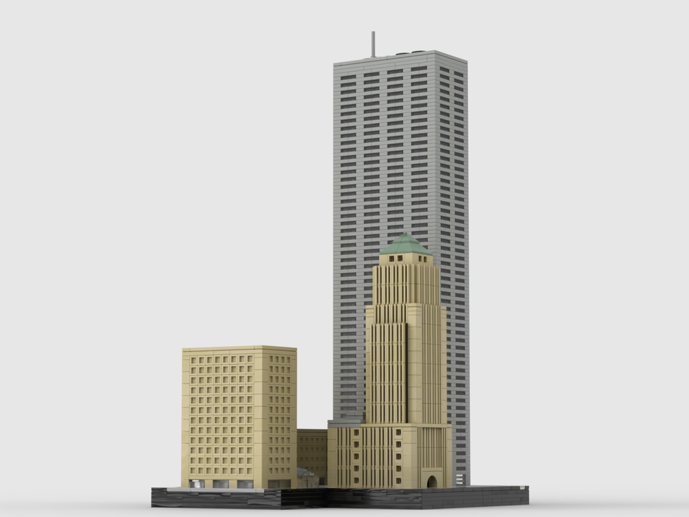 LEGO MOC Commerce Court at 1/650th Scale by FunnyTacoBunny ...