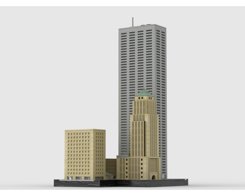 LEGO MOC Commerce Court at 1/650th Scale by FunnyTacoBunny ...