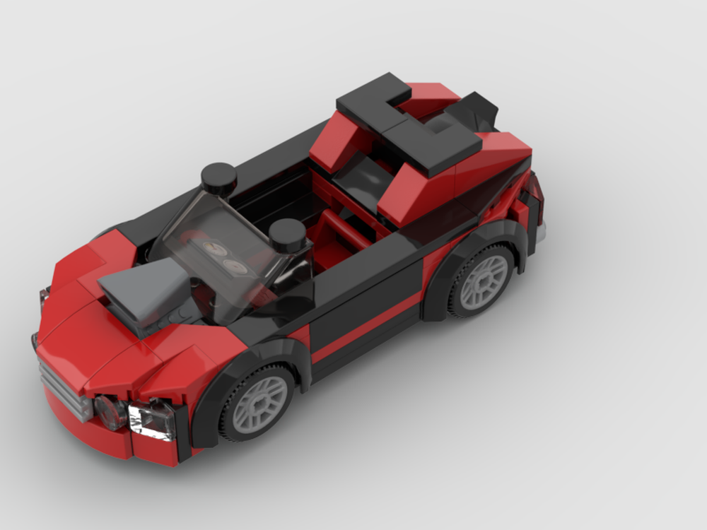 Lego Moc Red Racer By Sethai Rebrickable Build With Lego