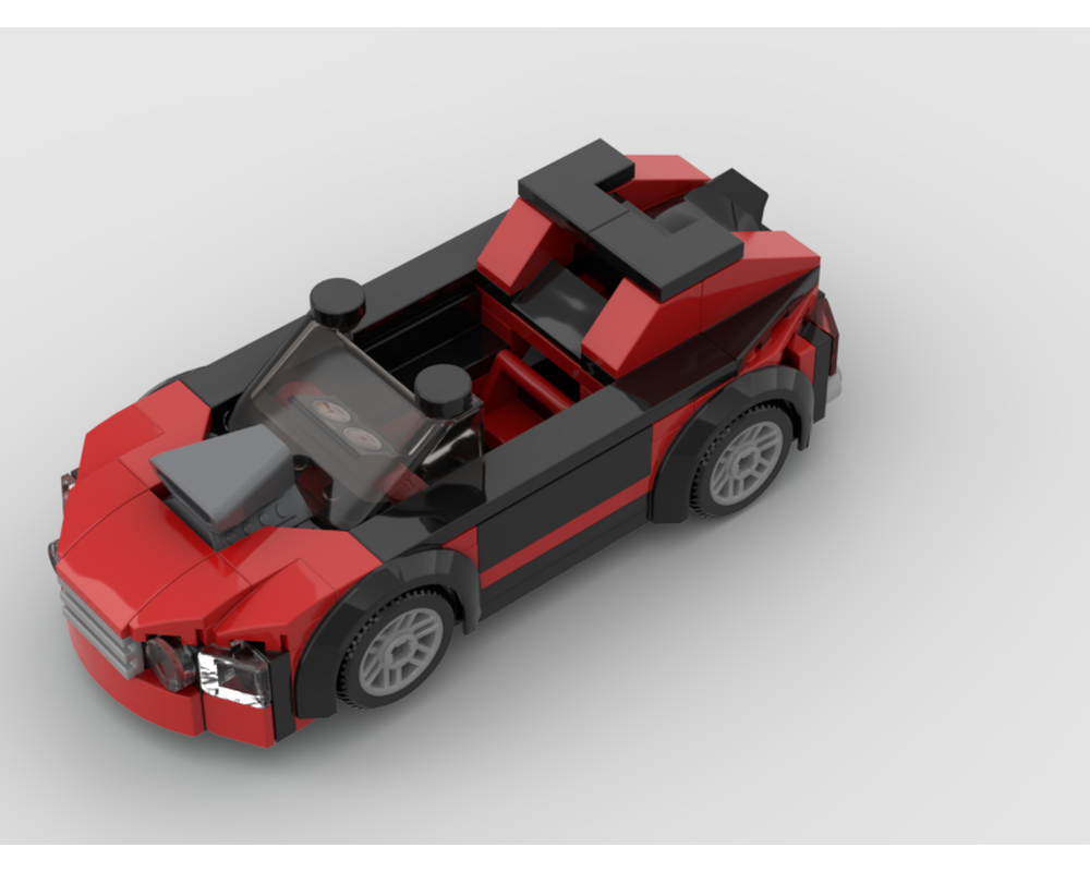 LEGO MOC Red racer by Sethai | Rebrickable - Build with LEGO