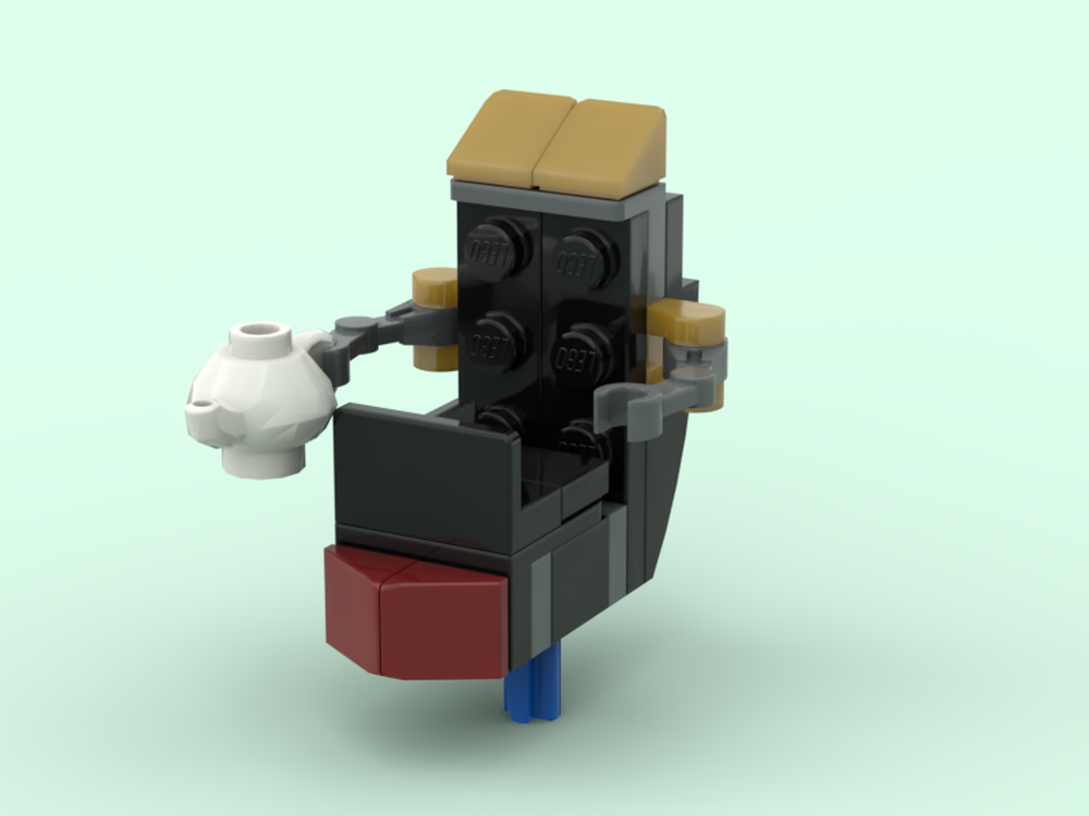LEGO MOC Sensei Wu Shoulder Chair - Samurai X Mech (2019) add-on by ...