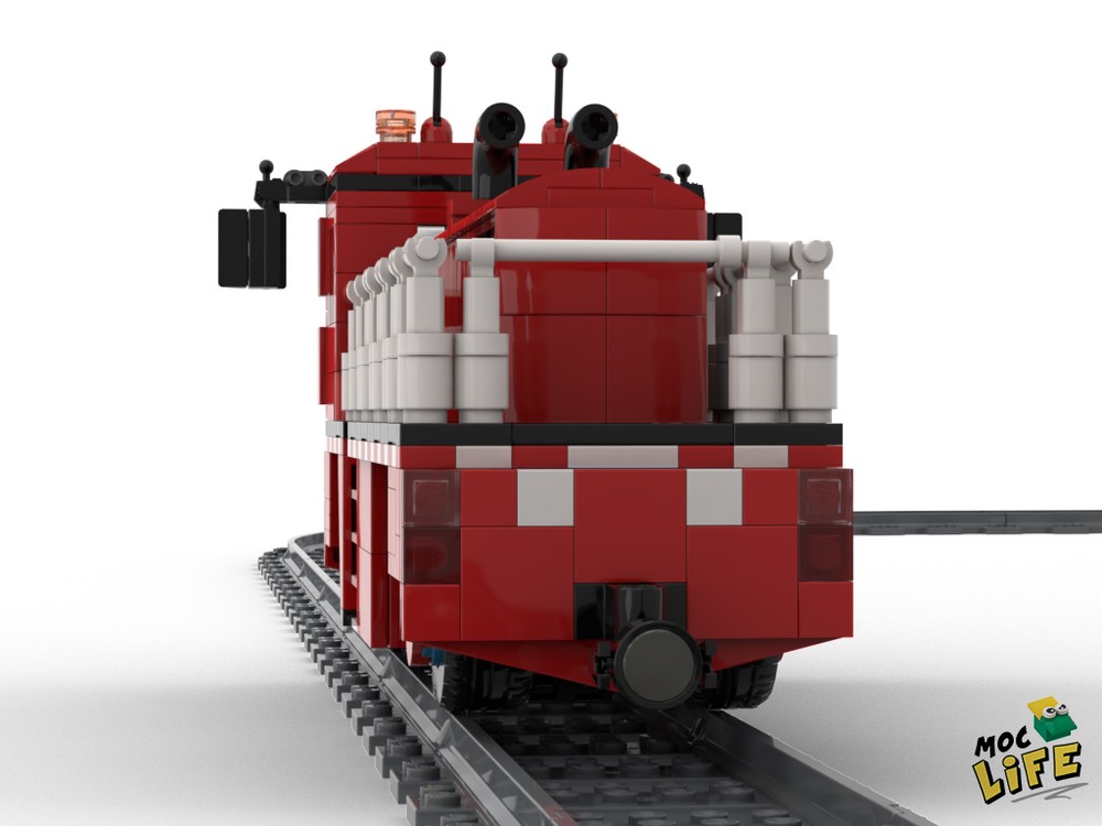 LEGO MOC-49493 Shuttlewagon railcar mover by MocLife | Rebrickable ...