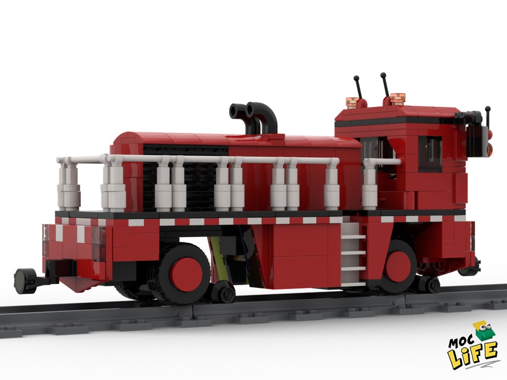 LEGO MOC-49493 Shuttlewagon railcar mover by MocLife | Rebrickable ...