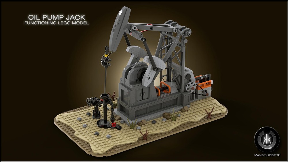 LEGO MOC Functioning Oil Pump Jack (Oil Derrick) by MasterBuilderKTC ...