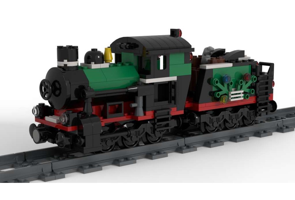 LEGO MOC 10173 - Holiday train - Locomotive by mklpmn | Rebrickable ...