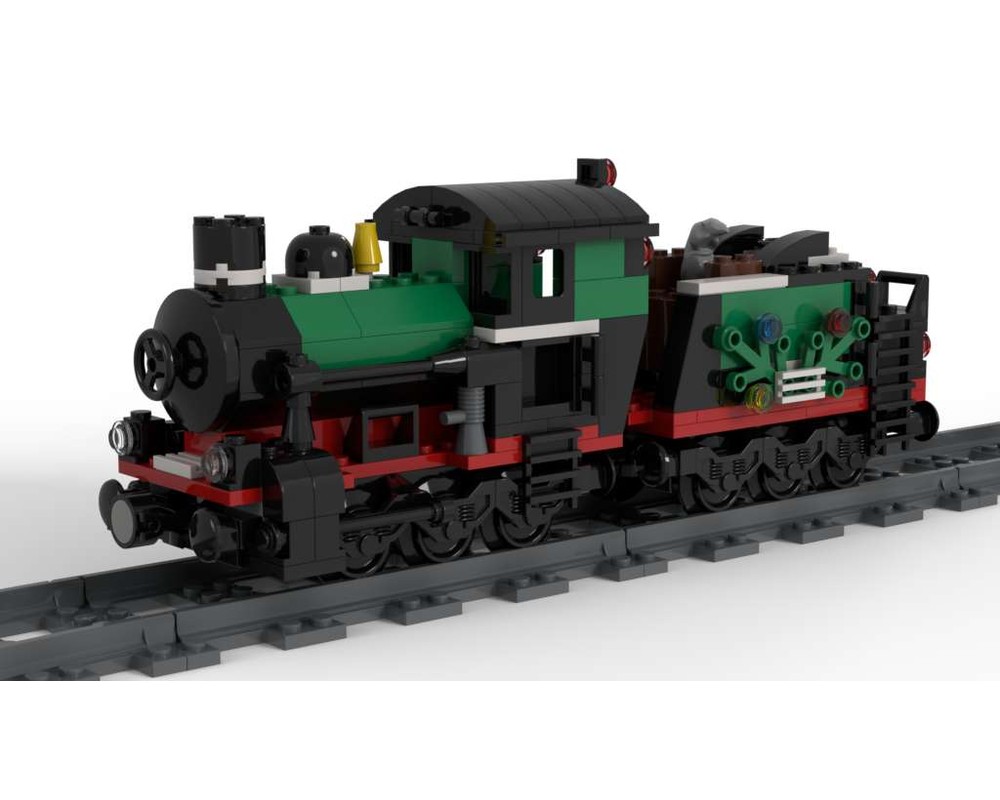 LEGO MOC 10173 - Holiday train - Locomotive by mklpmn | Rebrickable ...