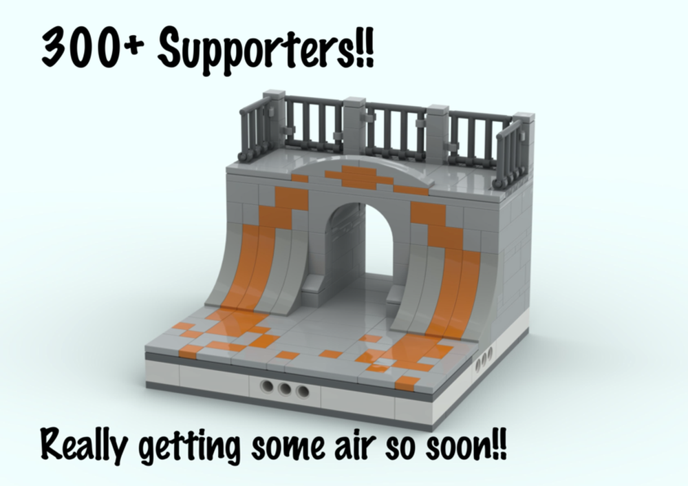 LEGO MOC Vert Ramp Overpass by Benandrews | Rebrickable - Build with LEGO