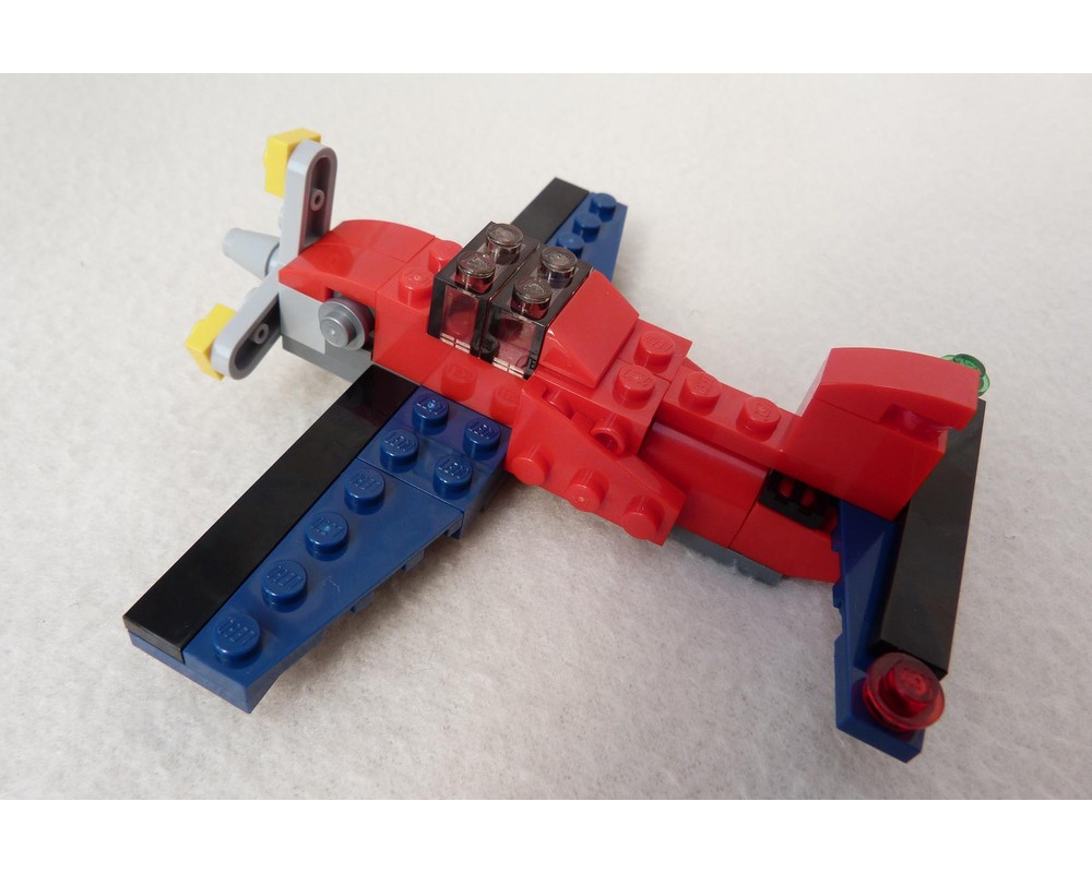 LEGO MOC 31020 Stunt Plane by thekitchenscientist | Rebrickable - Build ...
