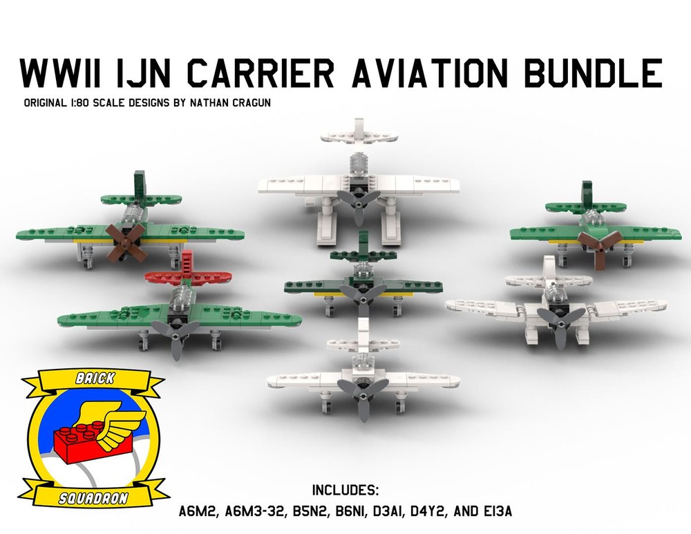 LEGO MOC-49551 WWII IJN Carrier Aviation Bundle by brick_squadron ...