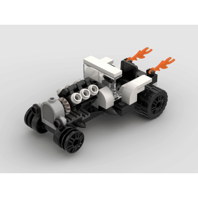 LEGO MOC Hot rod mini V6 engine by Pakis | Rebrickable - Build with LEGO