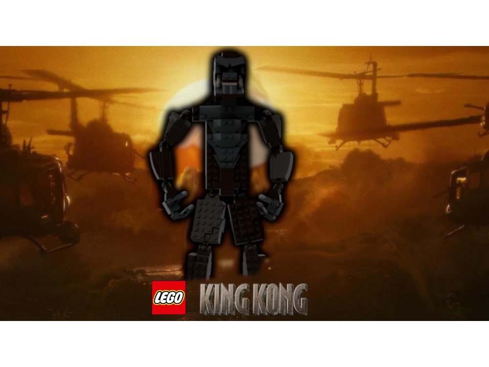 LEGO MOC Monsterverse King Kong (2017-2020) by Reptilian | Rebrickable ...
